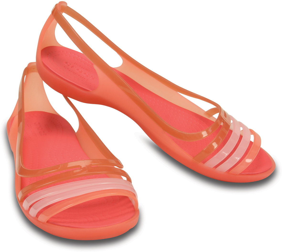 Crocs Isabella Huarache Flat Coral - Superjeans.cz