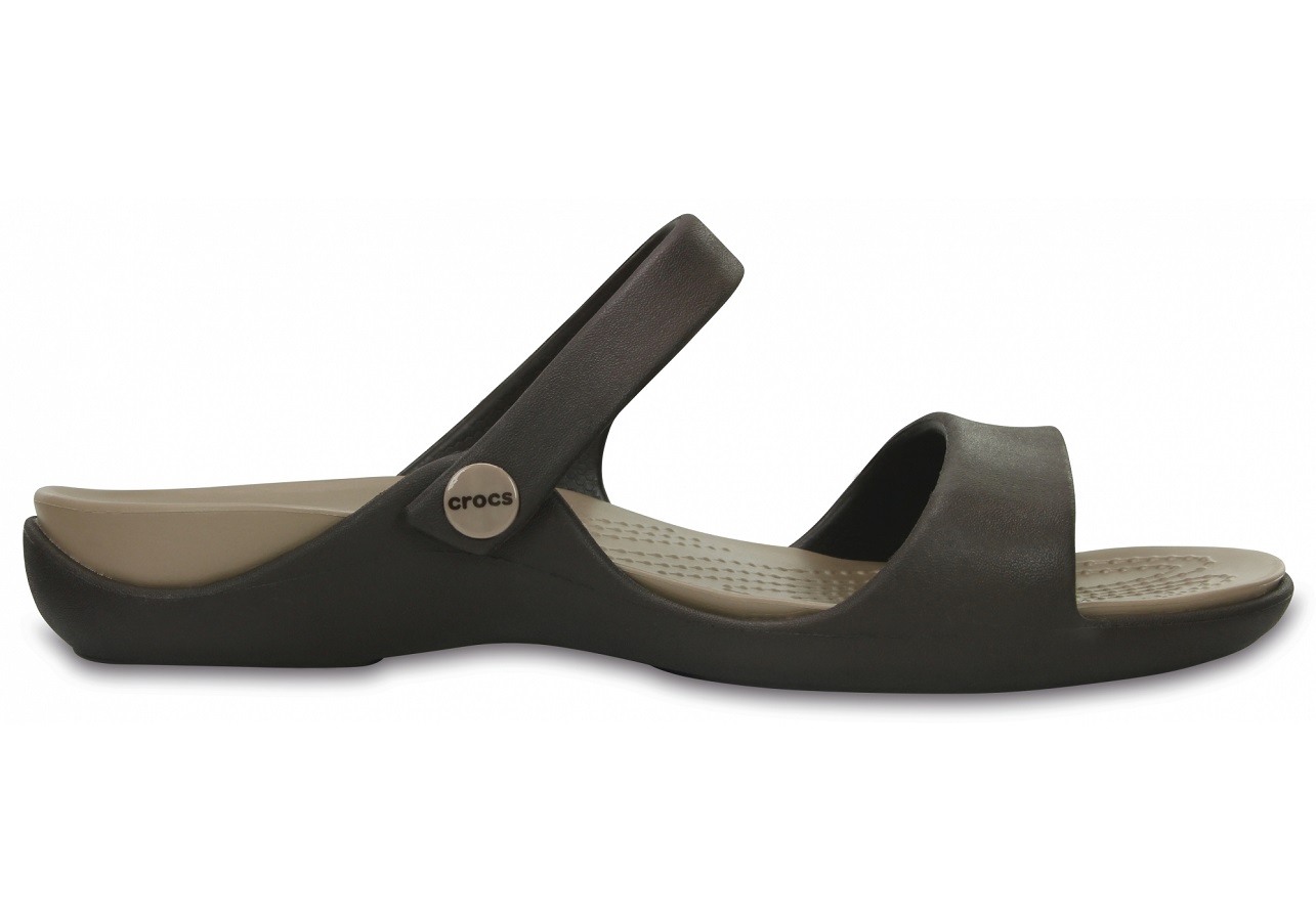 Crocs Cleo V Sandal Espresso/Mushroom - Superjeans.cz