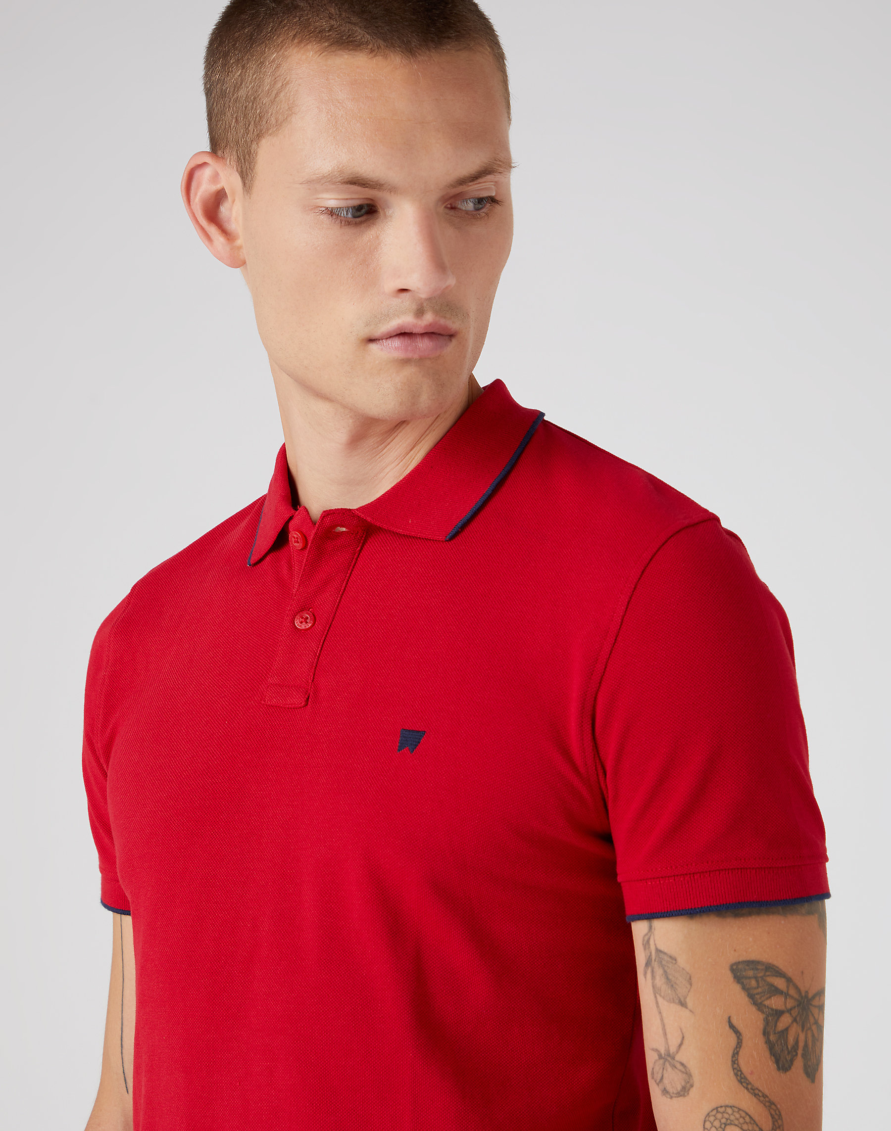Wrangler pánské triko s límečkem - Superjeans.cz