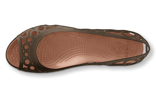 Crocs Adrina Flat Espresso/Bronze - Superjeans.cz