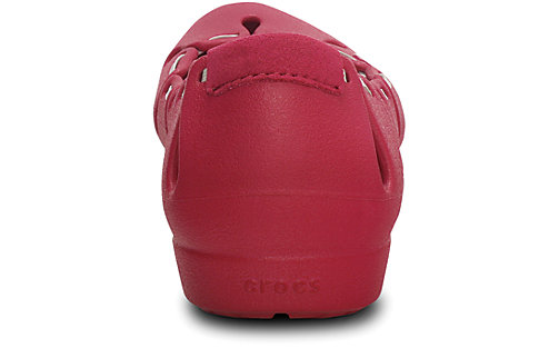 Crocs Springi Flat Raspberry/Oyster - Superjeans.cz