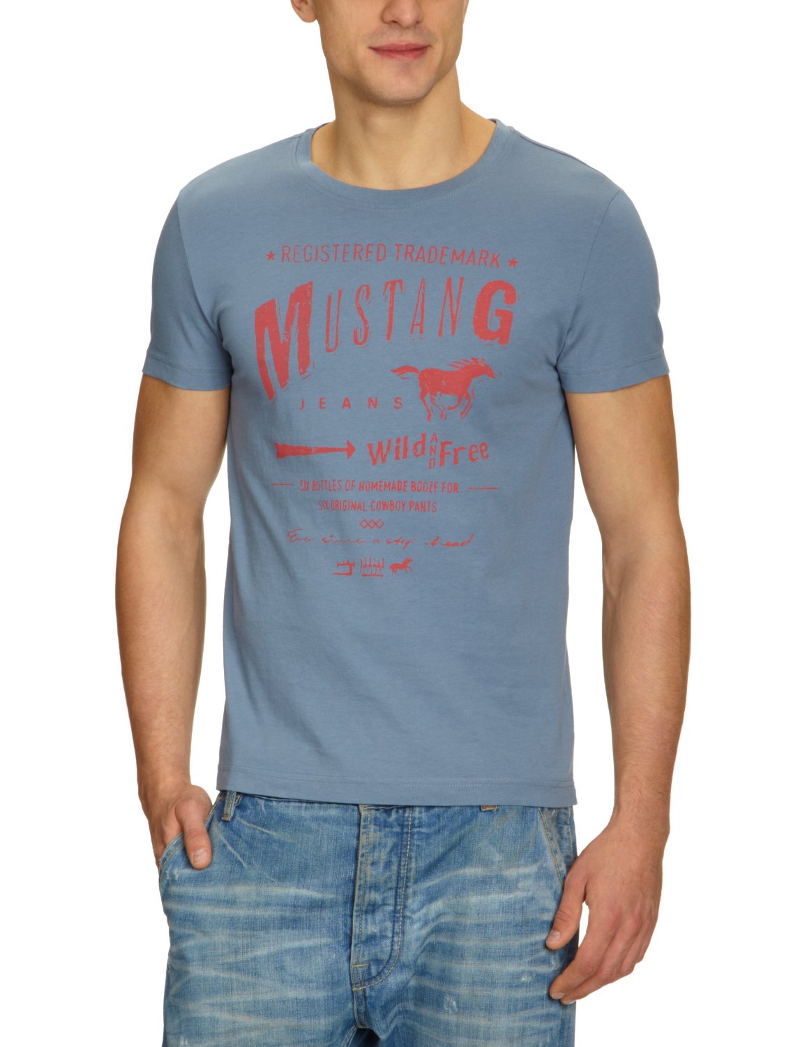 Mustang pánské triko 6904-1351-545 - Superjeans.cz