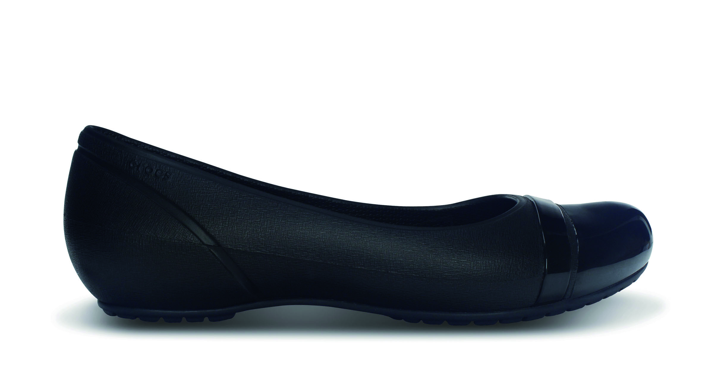 Crocs Cap Toe Flat Black - Superjeans.cz